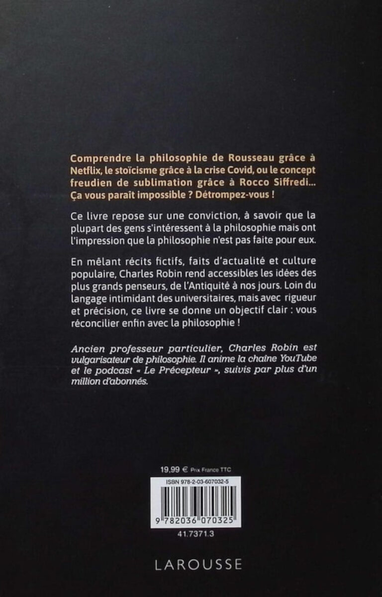 Article # 157 – La philosophie c’est pour vous aussi, Charles Robin, le ...